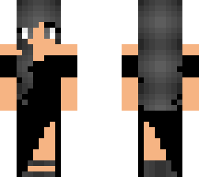 Female - Black Dress | Minecraft Skin