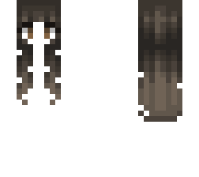 Female HB - Cut Graying Brown Bangs v2 | Minecraft Skin