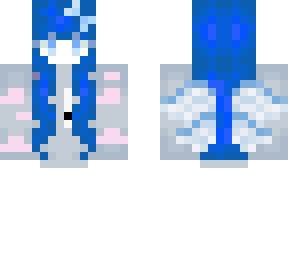 Neon winged bunnies. // OB X HB | Minecraft Skin