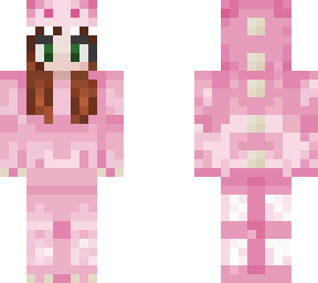 pink dragon green eyes | Minecraft Skin