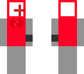 Red Stickman | Minecraft Skin