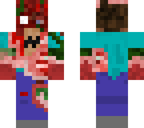 Zombified Bloody Steve (Edited) | Minecraft Skin