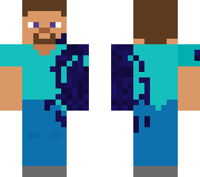 corrupted steve arm | Minecraft Skin