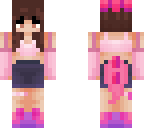 Crystal Molly Outfit 1 | Minecraft Skin