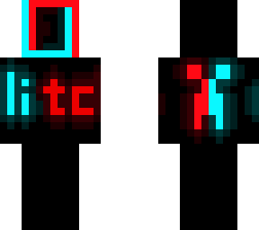 glitch man | Minecraft Skin