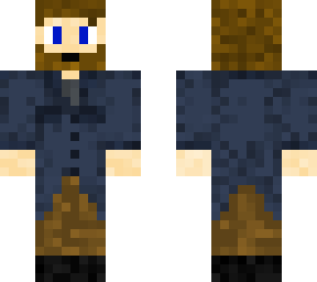 Pea coat with beard | Minecraft Skin