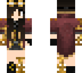 Steampunk girl | Minecraft Skin
