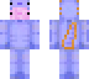 Axelotl in an axolotl costume | Minecraft Skin