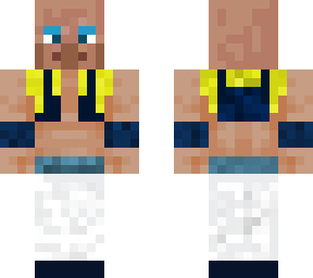 Gogeta Blue Villager | Minecraft Skin
