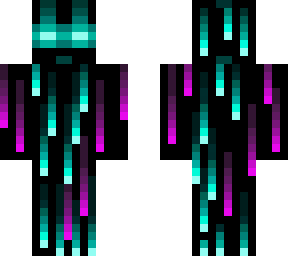 NEON RAIN DROPS | Minecraft Skin
