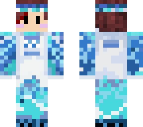 snoae cyan comets | Minecraft Skin