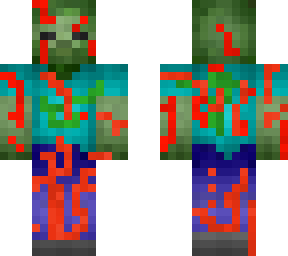 bloody minecraft zombie!!!! | Minecraft Skin