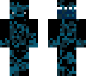 blue corruption | Minecraft Skin