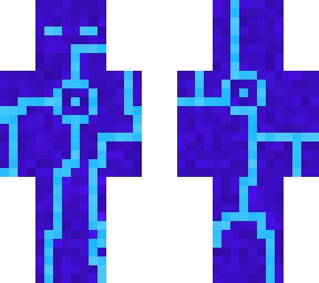 Blue electric | Minecraft Skin