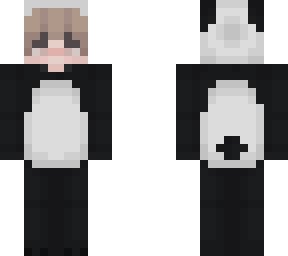 Boy in Panda Onesie | Minecraft Skin