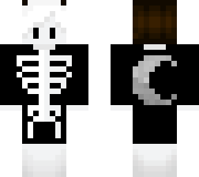 Ghost in Skeleton Jacket | Minecraft Skin