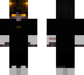 Orange emo skin | Minecraft Skin