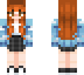 dian clouds baby blue cardigan | Minecraft Skin