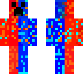 fire creeper | Minecraft Skins