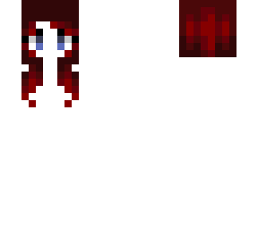 Female HB - Short Deep Blood Red | Minecraft Skin