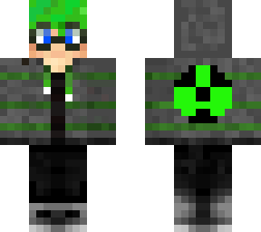 Nuclear Green Guy | Minecraft Skin