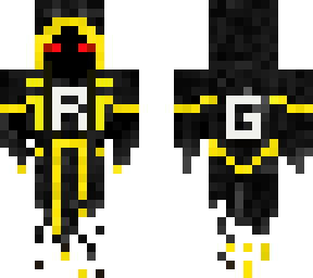 R LETTER FADED | Minecraft Skin