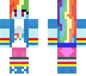 rainbow dash | Minecraft Skins
