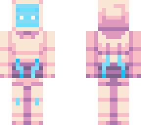 Robot Boy - Cyan | Minecraft Skin