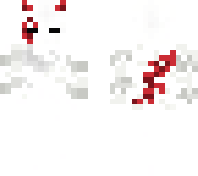 White Demon Skin | Minecraft Skin