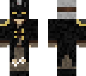 black masked commoner | Minecraft Skin