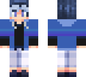 Blue Haired Guy | Minecraft Skin
