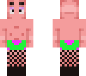 Fishnets Patrick Star | Minecraft Skin