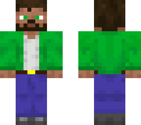 green jackey steve | Minecraft Skin