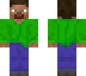 green jackey steve new version | Minecraft Skin