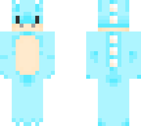 light blue dino | Minecraft Skins