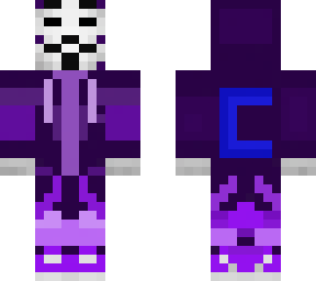Purple Hacker | Minecraft Skin