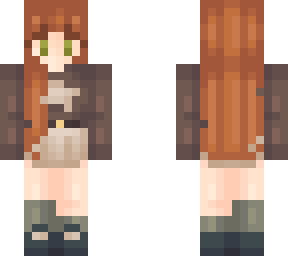 Red Hair & Hazel Eyes | Minecraft Skin