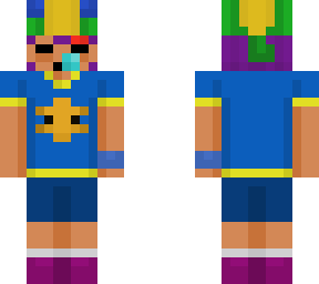 Sugar Rush Sandy - Brawl Stars | Minecraft Skin