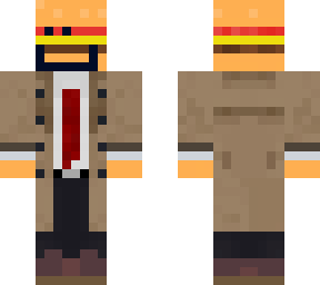 burger in suit | Minecraft Skins
