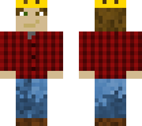 red flannel | Minecraft Skins