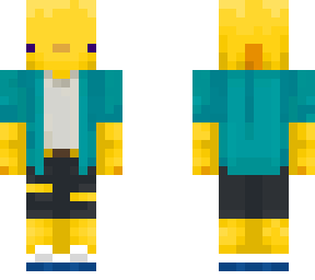 yellow axolotl | Minecraft Skins