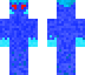 Blue Fire Jelly skin | Minecraft Skin