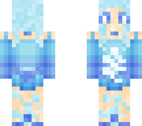 Elemental Water Girl (Contest entry) | Minecraft Skin