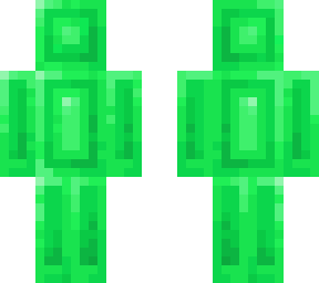 Emerald Skin Base | Minecraft Skin