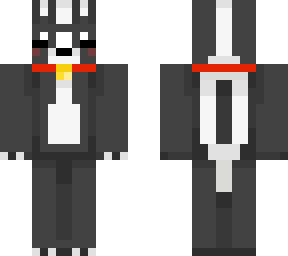 Skunk with collar | Minecraft Skin