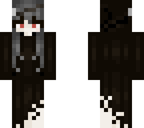 fem GHOSTFACE ! side mask | Minecraft Skin