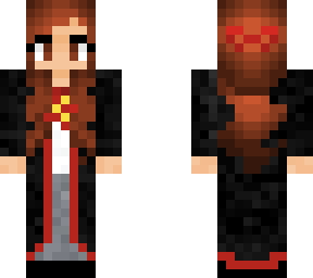 Harry Potter/Hogwarts Gryffindor Girl (New) | Minecraft Skin