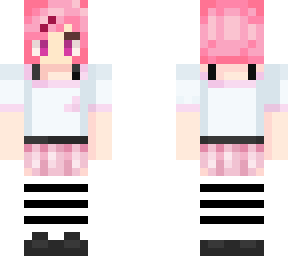 natsuki casual clothes | Minecraft Skin