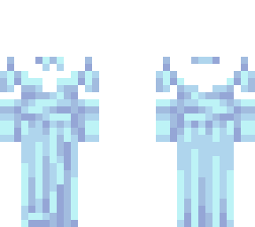 Blue Lady Dress - Base | Minecraft Skin