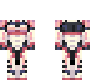 Pink / Red / White / Black Mecha Suit - Base | Minecraft Skin